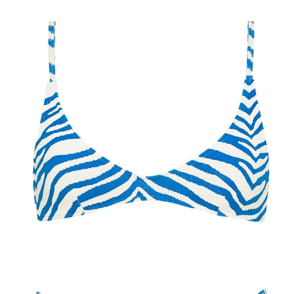 triangl swimwear | Swim | Maia Zebra Splash Top | Poshmark